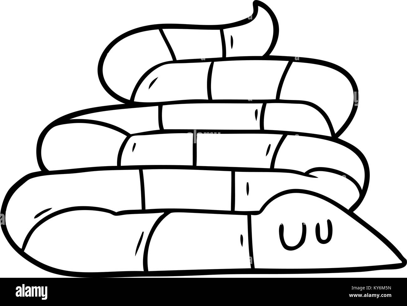 cartoon sleepy snake Stock Vector Image & Art - Alamy