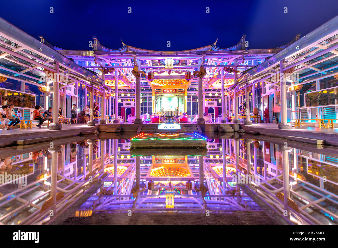 Glass Hu Sheng Temple in Changhua, Taiwan Stock Photo - Alamy