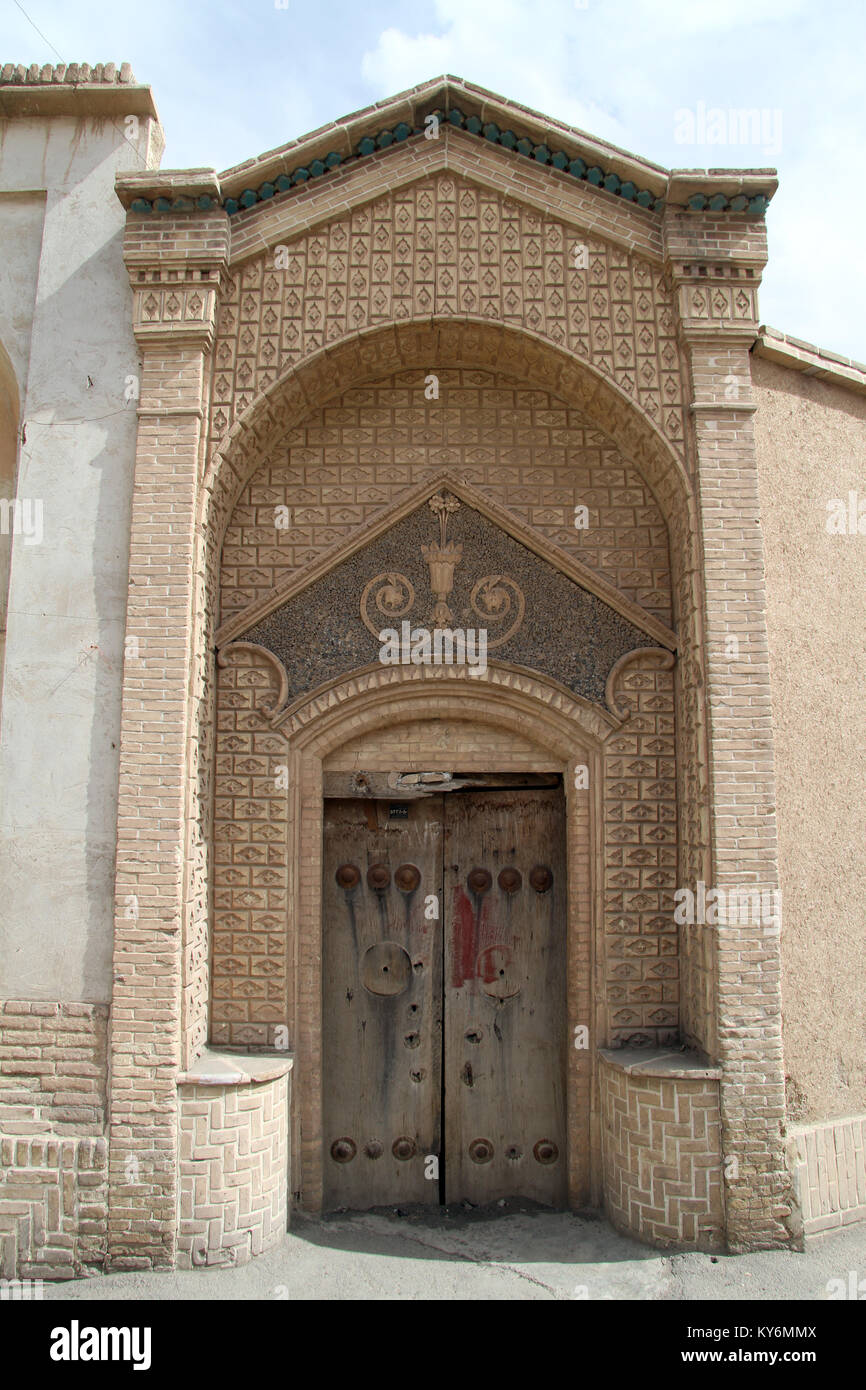 Iran old wooden door wall hi-res stock photography and images - Alamy