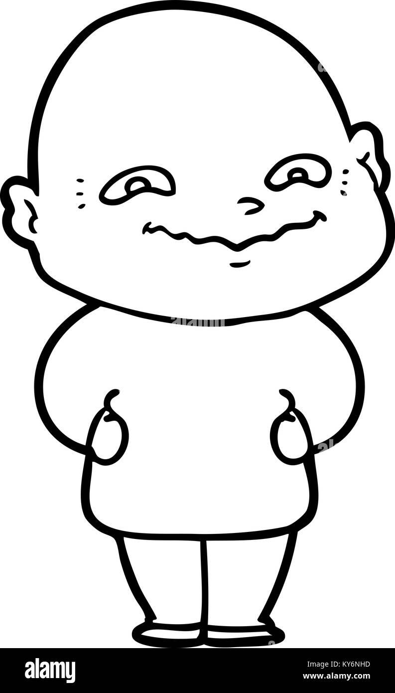 cartoon creepy guy Stock Vector Image & Art - Alamy