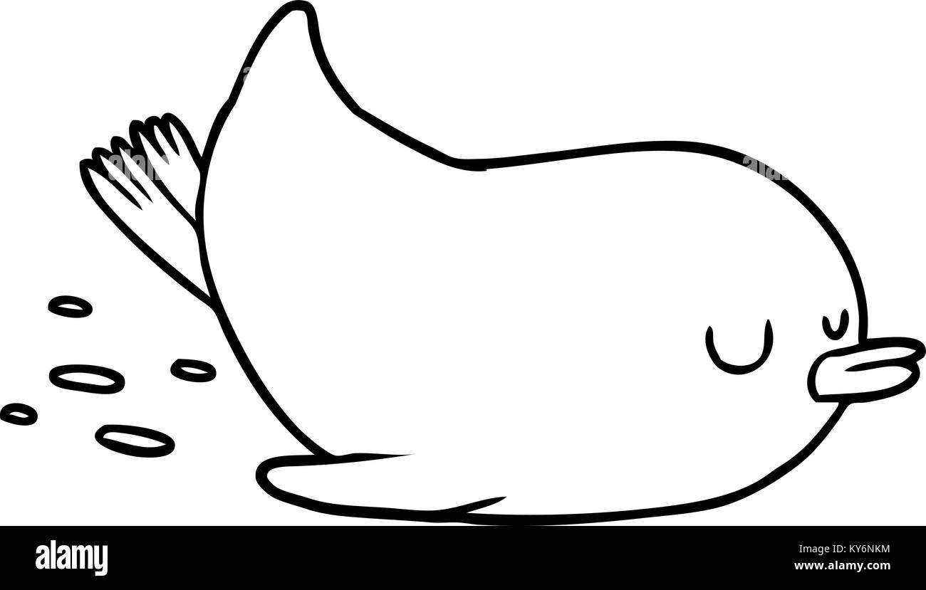 cartoon sliding penguin Stock Vector Image & Art - Alamy