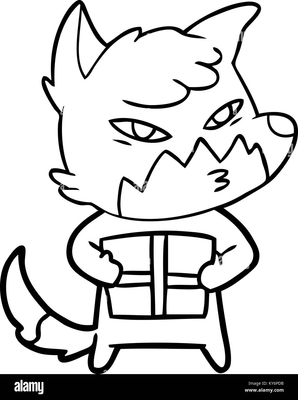 clever cartoon fox Stock Vector Image & Art - Alamy