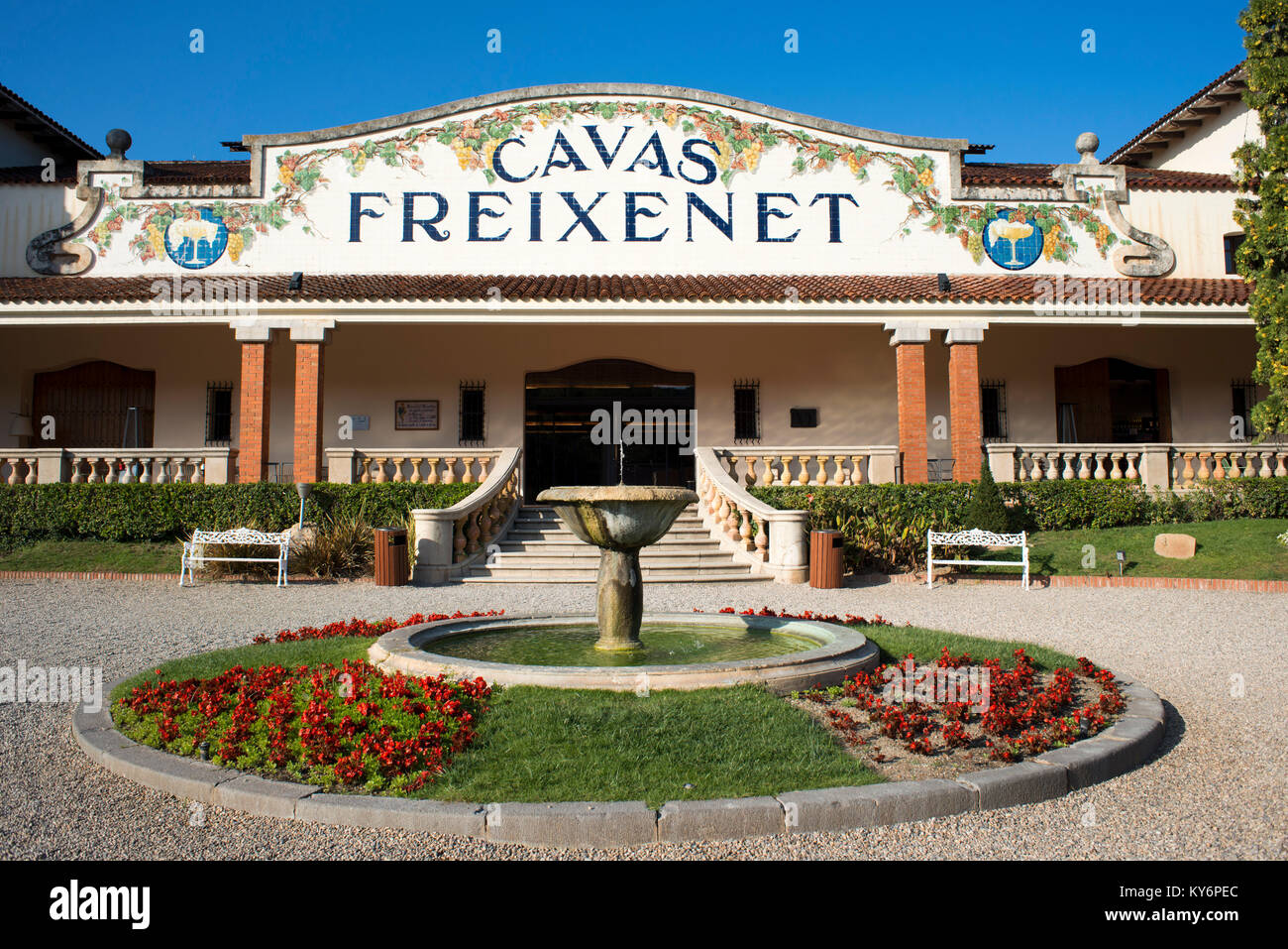 Cavas Freixenet winery. Sant Sadurni d'Anoia, San Sadurni de Noya ...