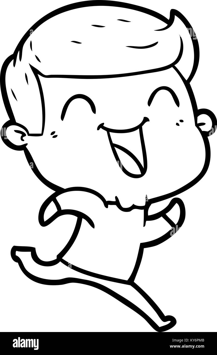 cartoon man laughing Stock Vector Image & Art - Alamy