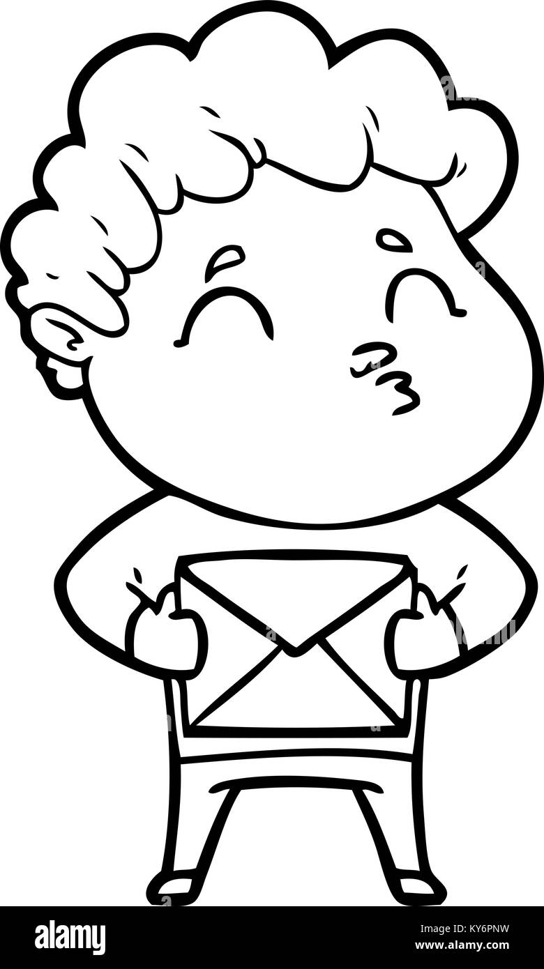 cartoon man pouting Stock Vector Image & Art - Alamy