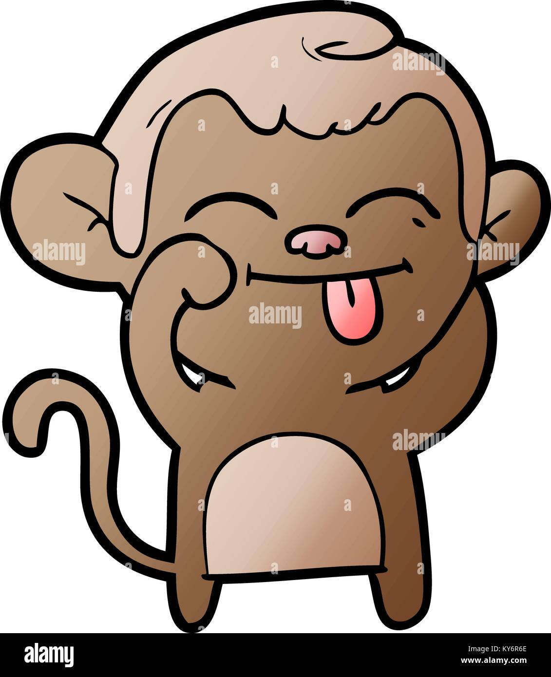 funny cartoon monkey Stock Vector Image & Art - Alamy
