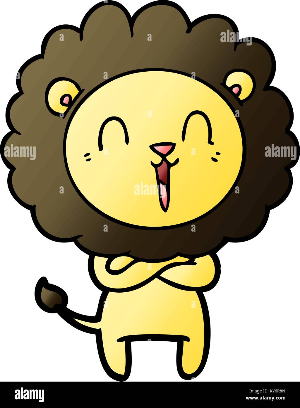laughing lion cartoon Stock Vector Image & Art - Alamy