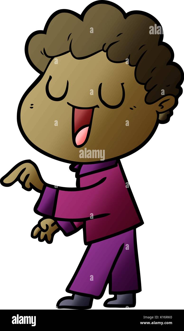 laughing cartoon man Stock Vector Image & Art - Alamy