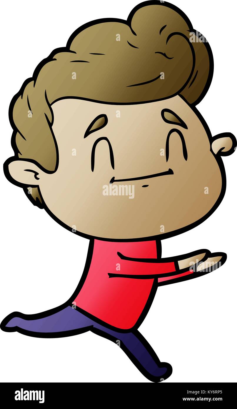 running cartoon man Stock Vector Image & Art - Alamy