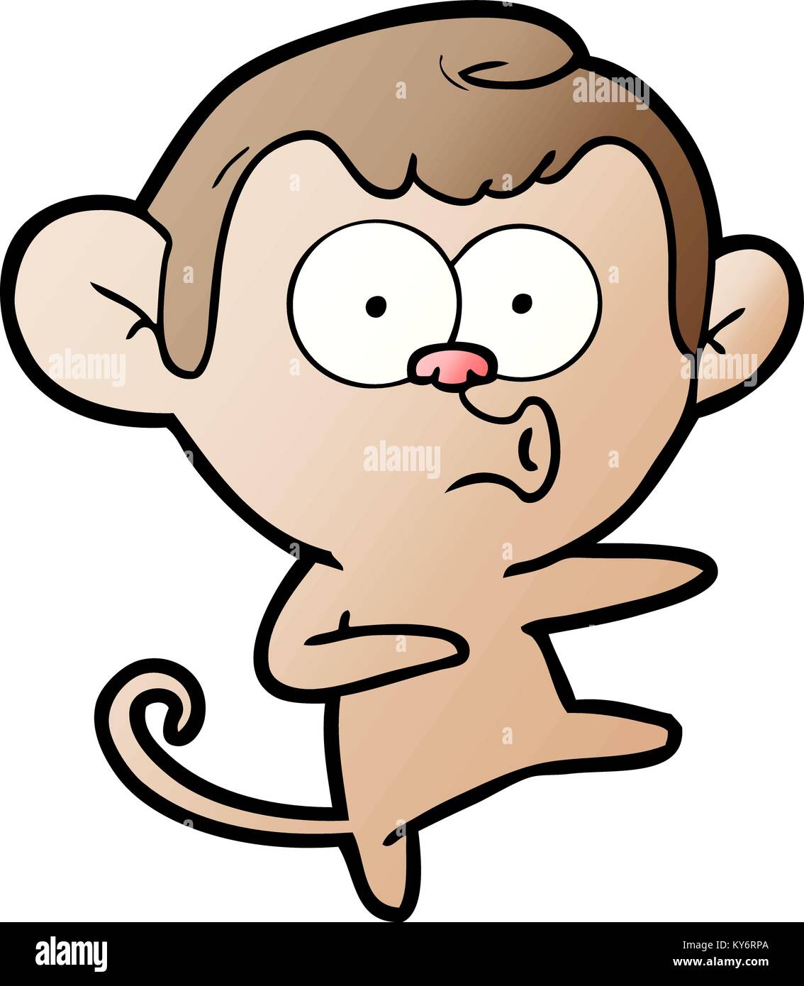 cartoon dancing monkey Stock Vector Image & Art - Alamy