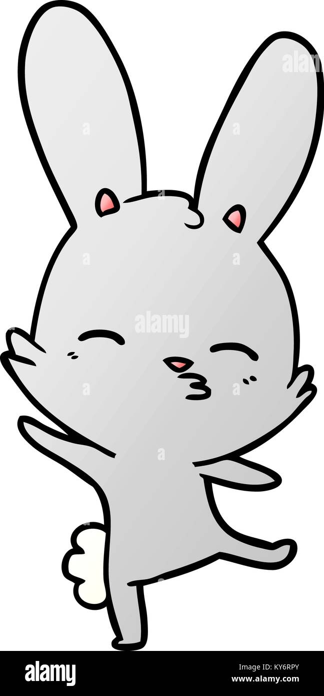 curious bunny cartoon Stock Vector Image & Art - Alamy