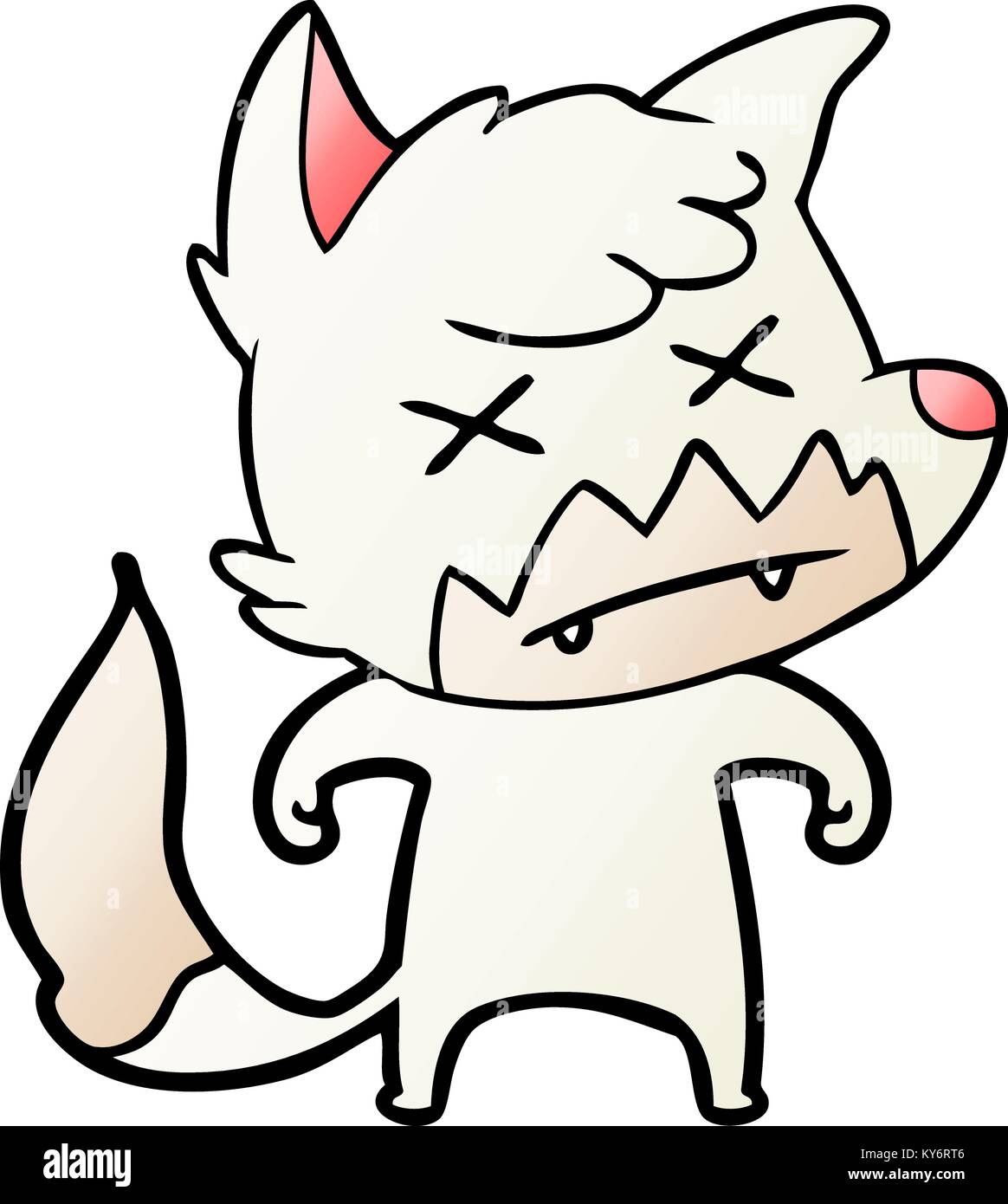 cartoon dead fox Stock Vector Image & Art - Alamy