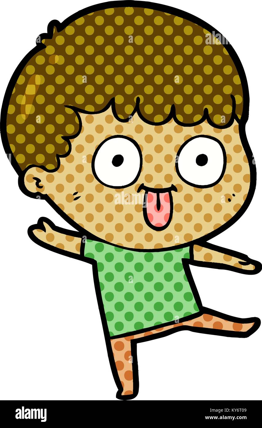 cartoon dumb kid Stock Vector Image & Art - Alamy