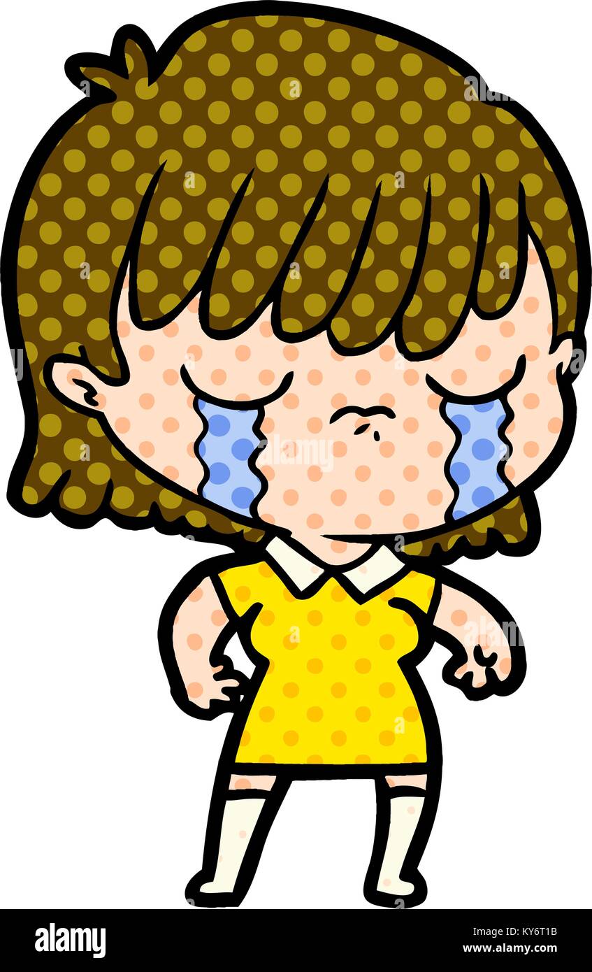 cartoon woman crying Stock Vector Image & Art - Alamy