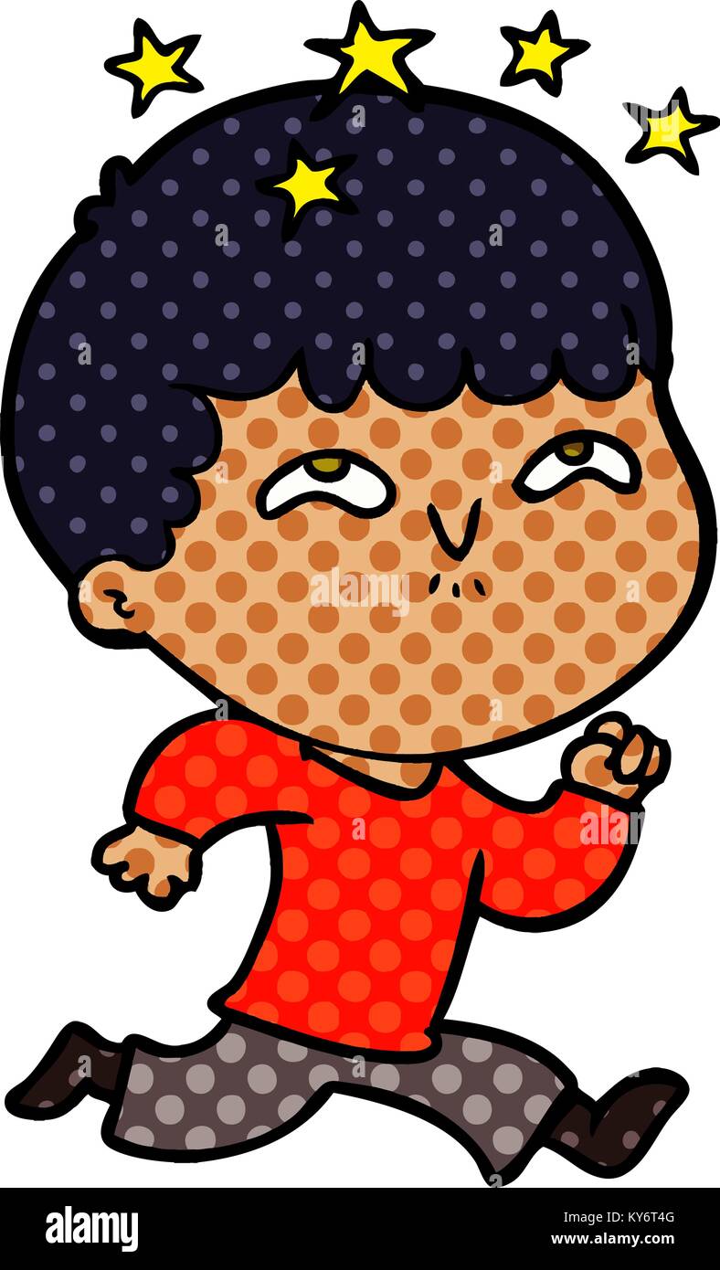 cartoon amazed boy Stock Vector Image & Art - Alamy