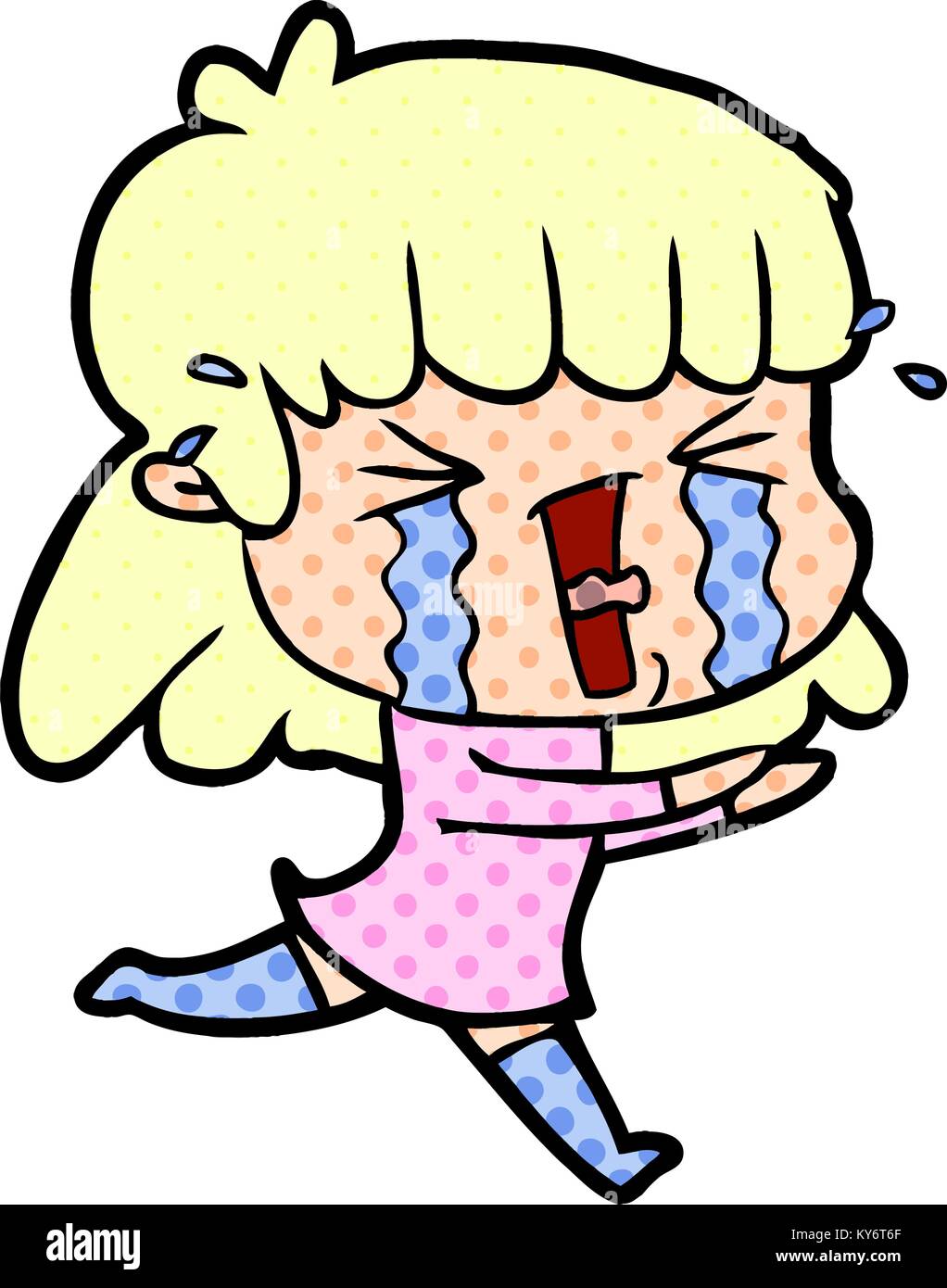 cartoon woman in tears Stock Vector Image & Art - Alamy