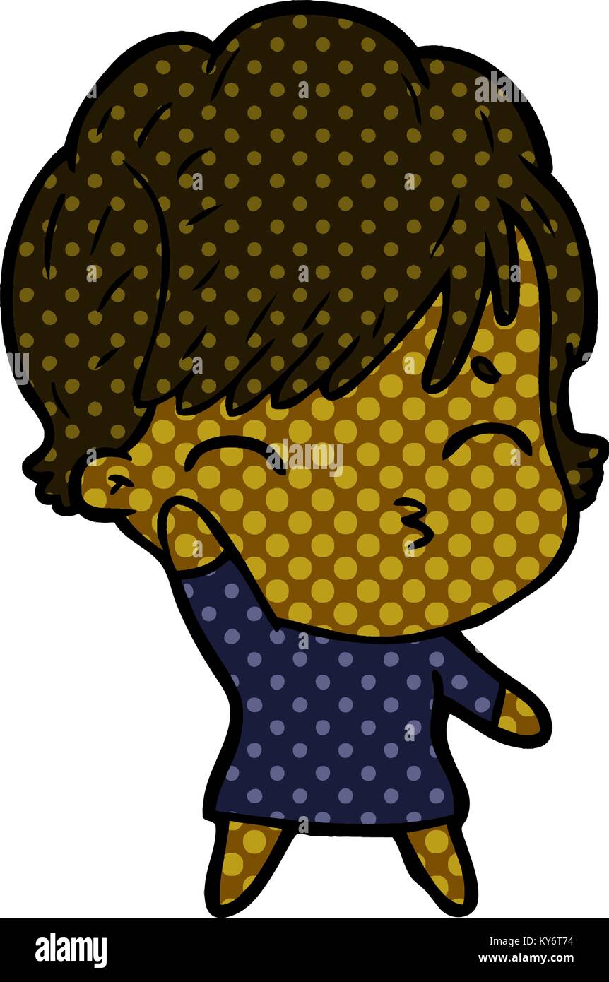 cartoon woman thinking Stock Vector Image & Art - Alamy
