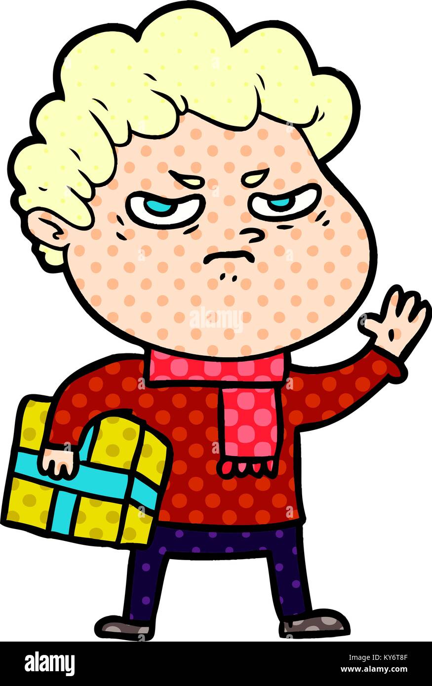 cartoon angry man Stock Vector Image & Art - Alamy