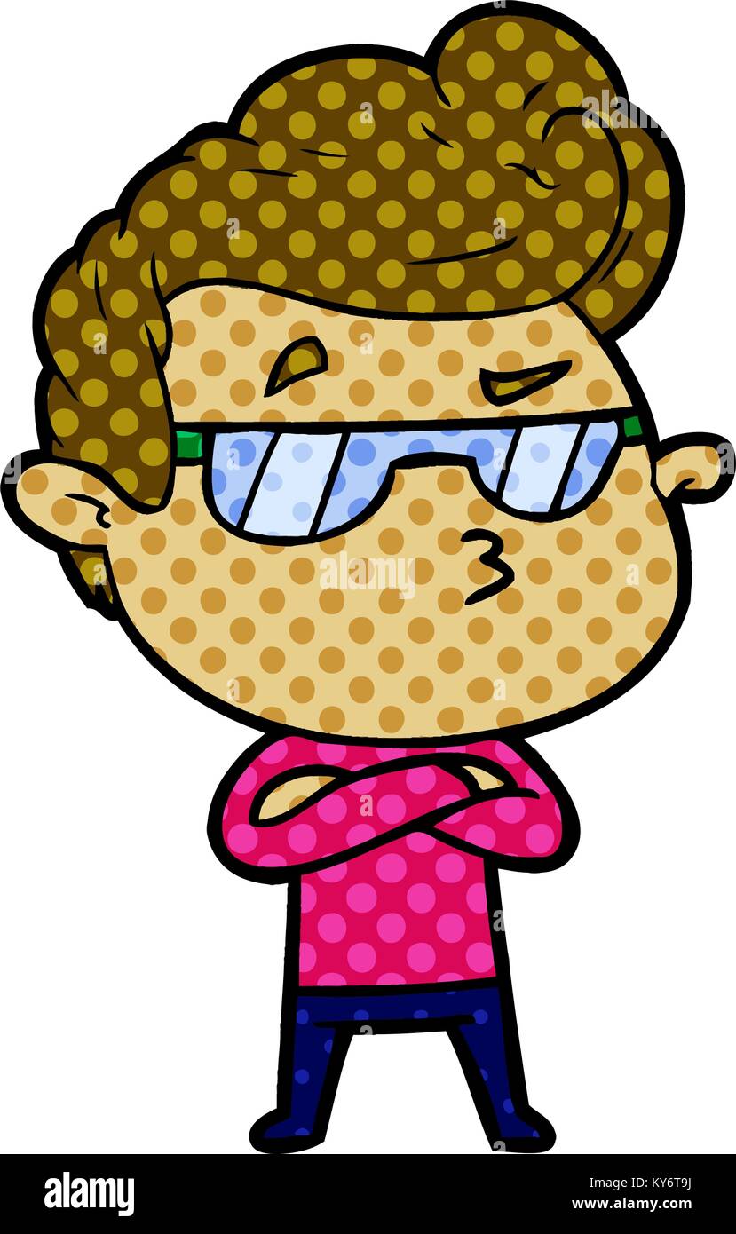 cartoon cool guy Stock Vector Image & Art - Alamy