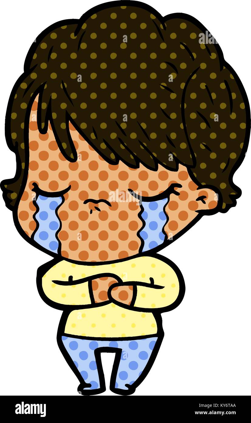 cartoon woman crying Stock Vector Image & Art - Alamy