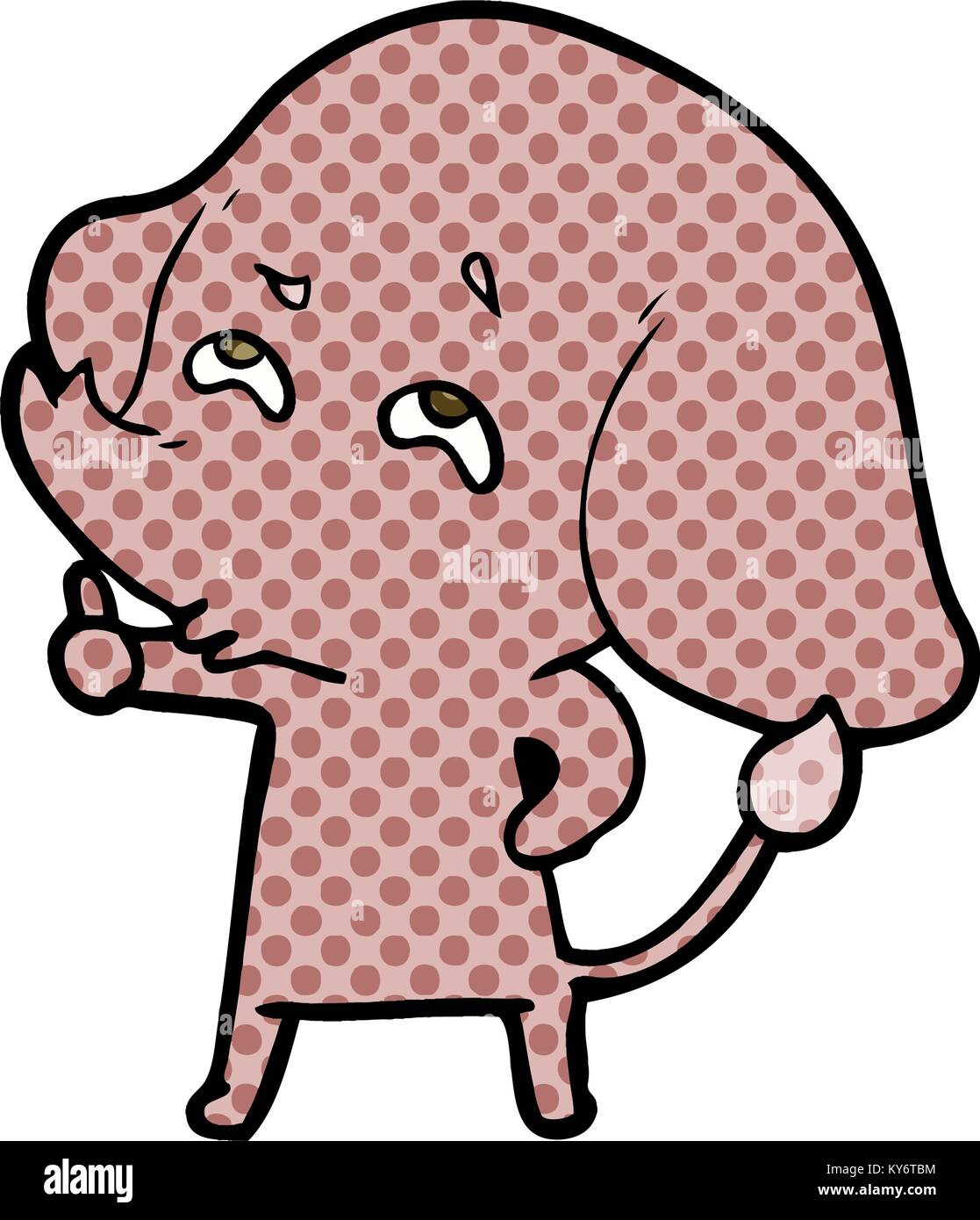 cartoon elephant remembering Stock Vector Image & Art - Alamy