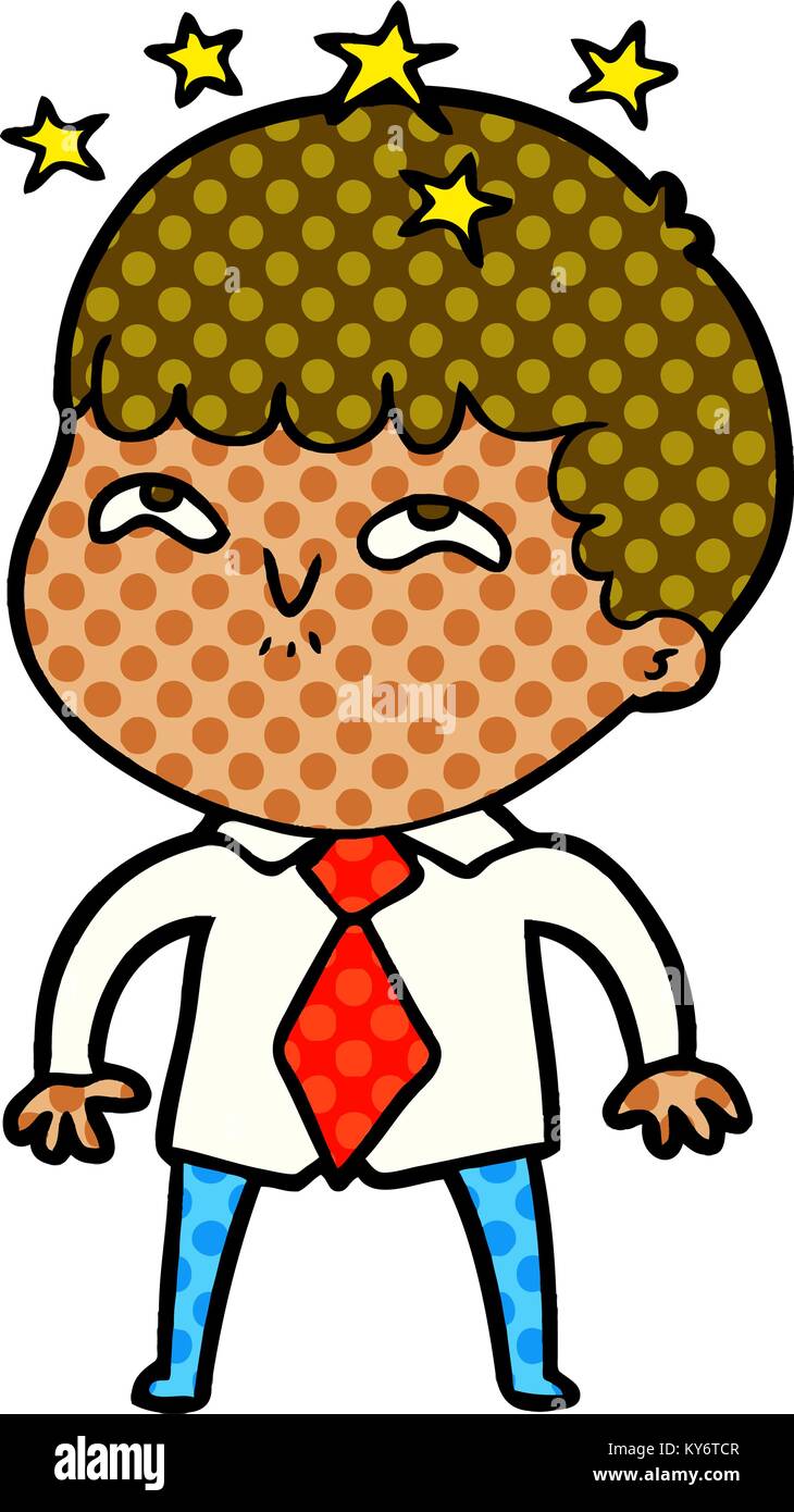 cartoon amazed boy Stock Vector Image & Art - Alamy