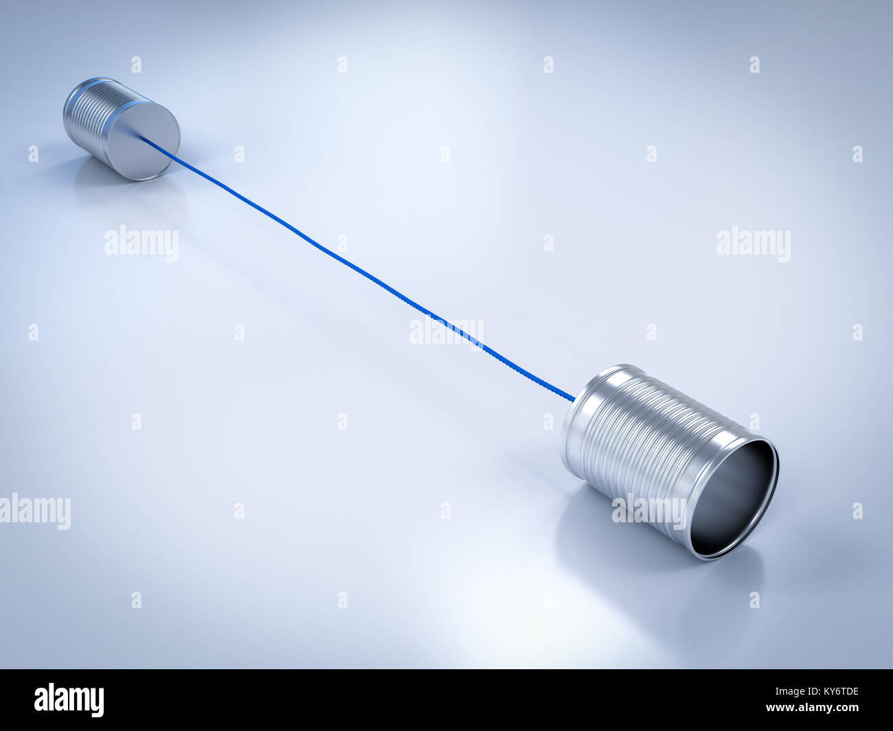 Can and string phone hi-res stock photography and images - Alamy