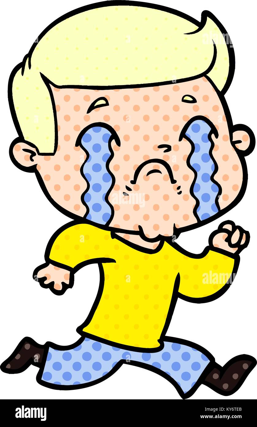 cartoon man crying Stock Vector Image & Art - Alamy