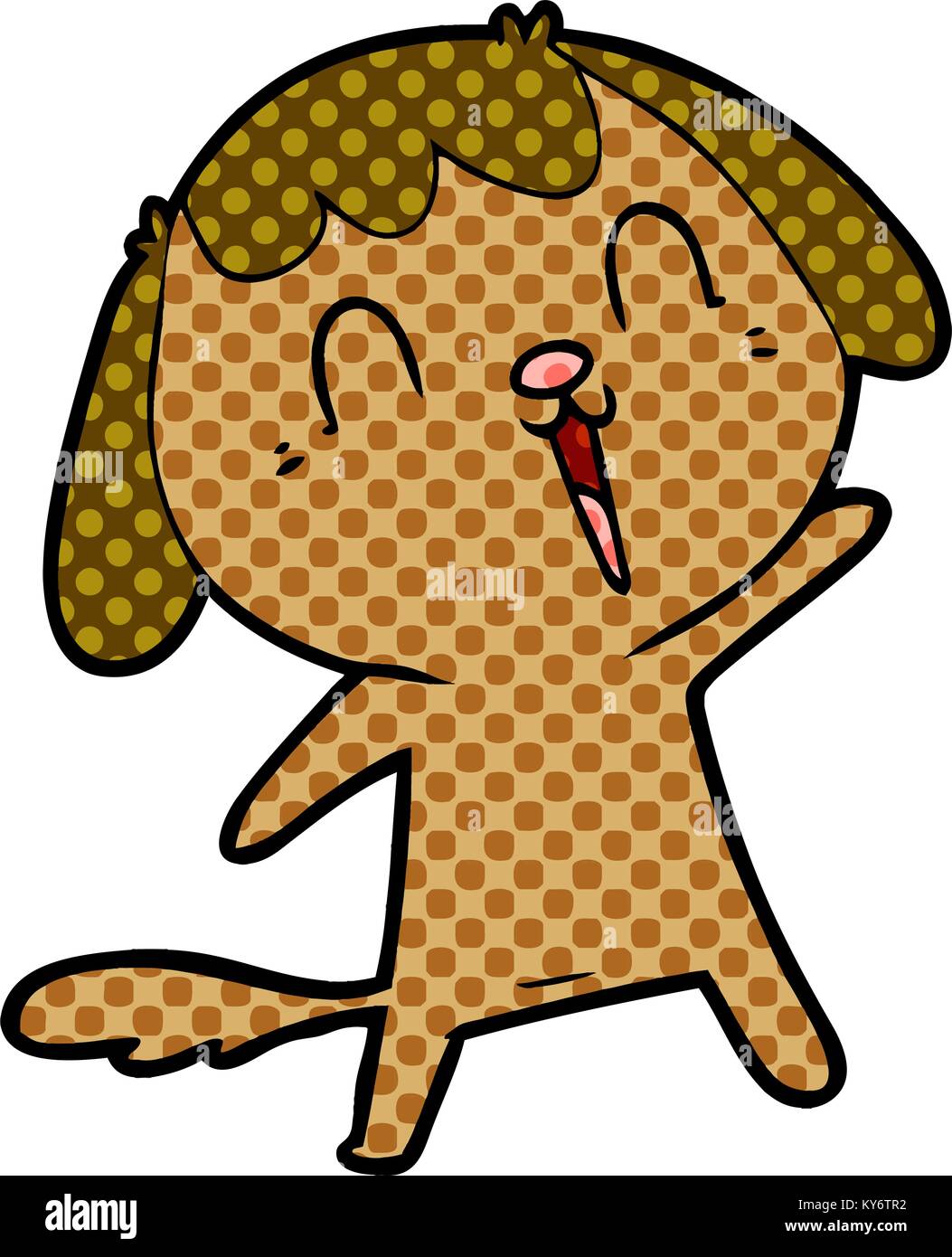 cute cartoon dog crying Stock Vector Image & Art - Alamy