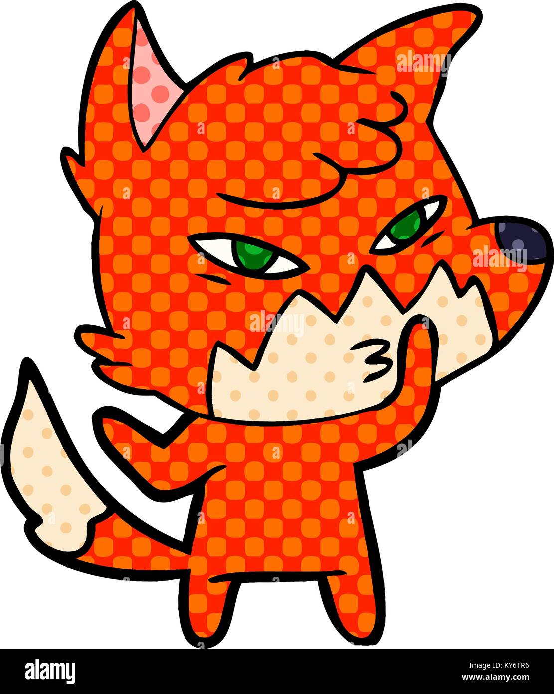 clever cartoon fox Stock Vector Image & Art - Alamy