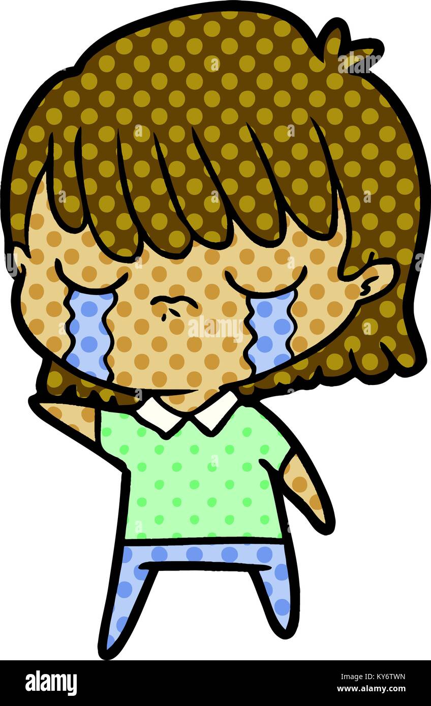 cartoon woman crying Stock Vector Image & Art - Alamy