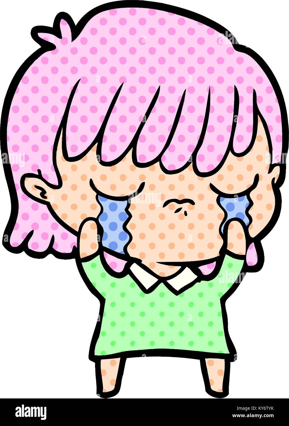 cartoon woman crying Stock Vector Image & Art - Alamy