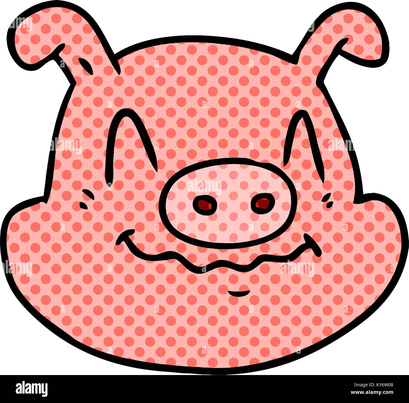 cartoon pig face Stock Vector Image & Art - Alamy