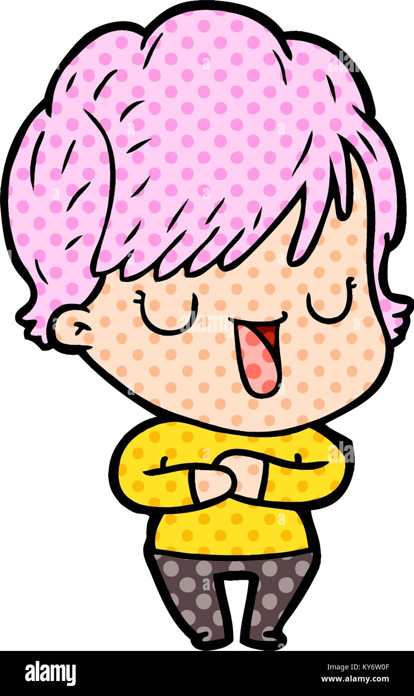 cartoon woman talking Stock Vector Image & Art - Alamy