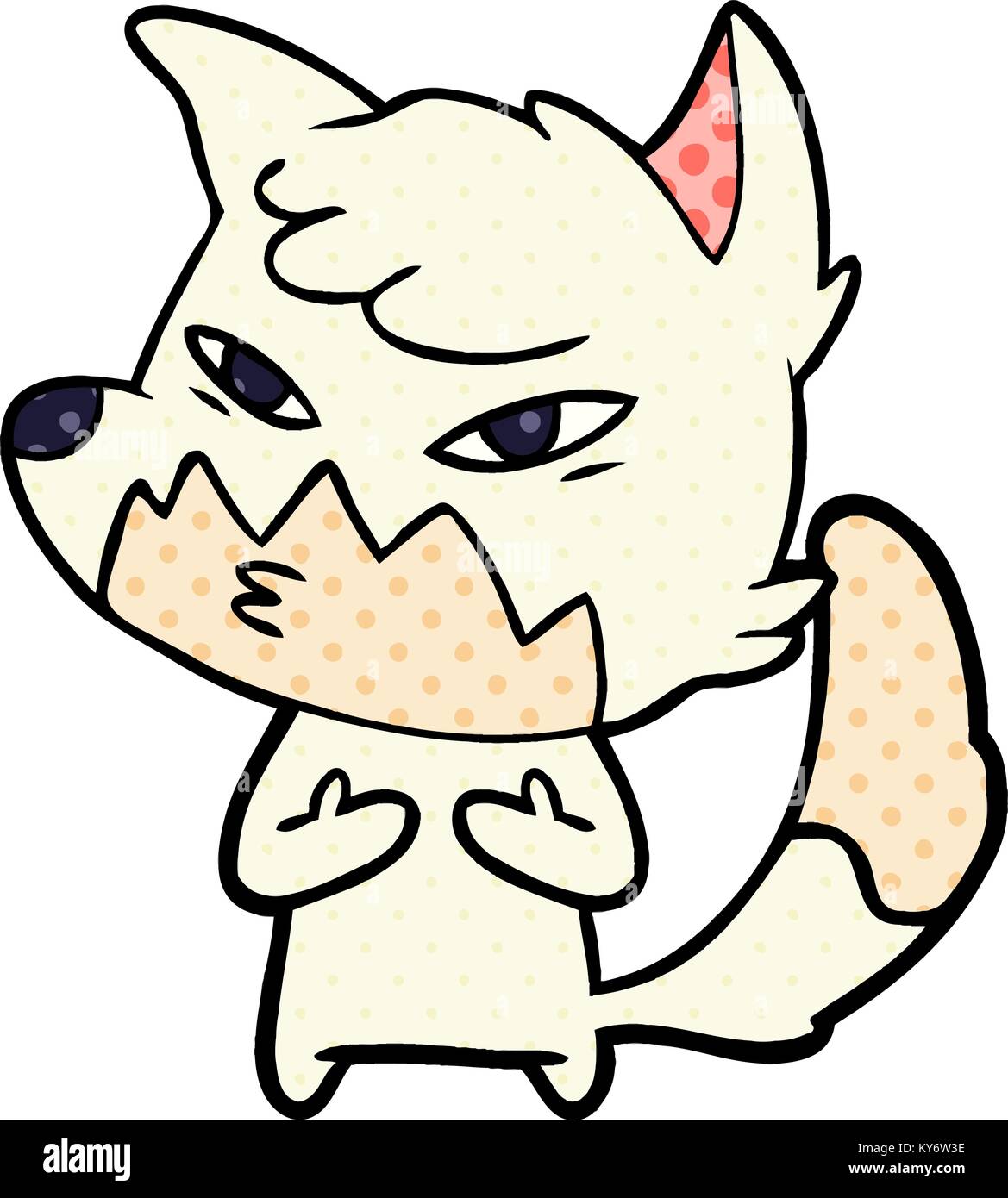 clever cartoon fox Stock Vector Image & Art - Alamy