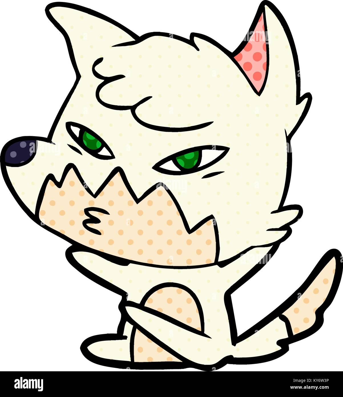 clever cartoon fox Stock Vector Image & Art - Alamy