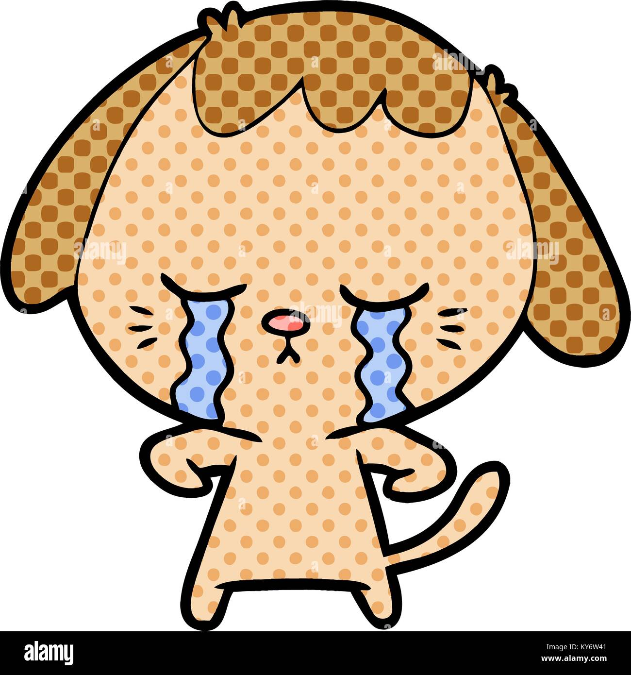 cartoon crying dog Stock Vector Image & Art - Alamy