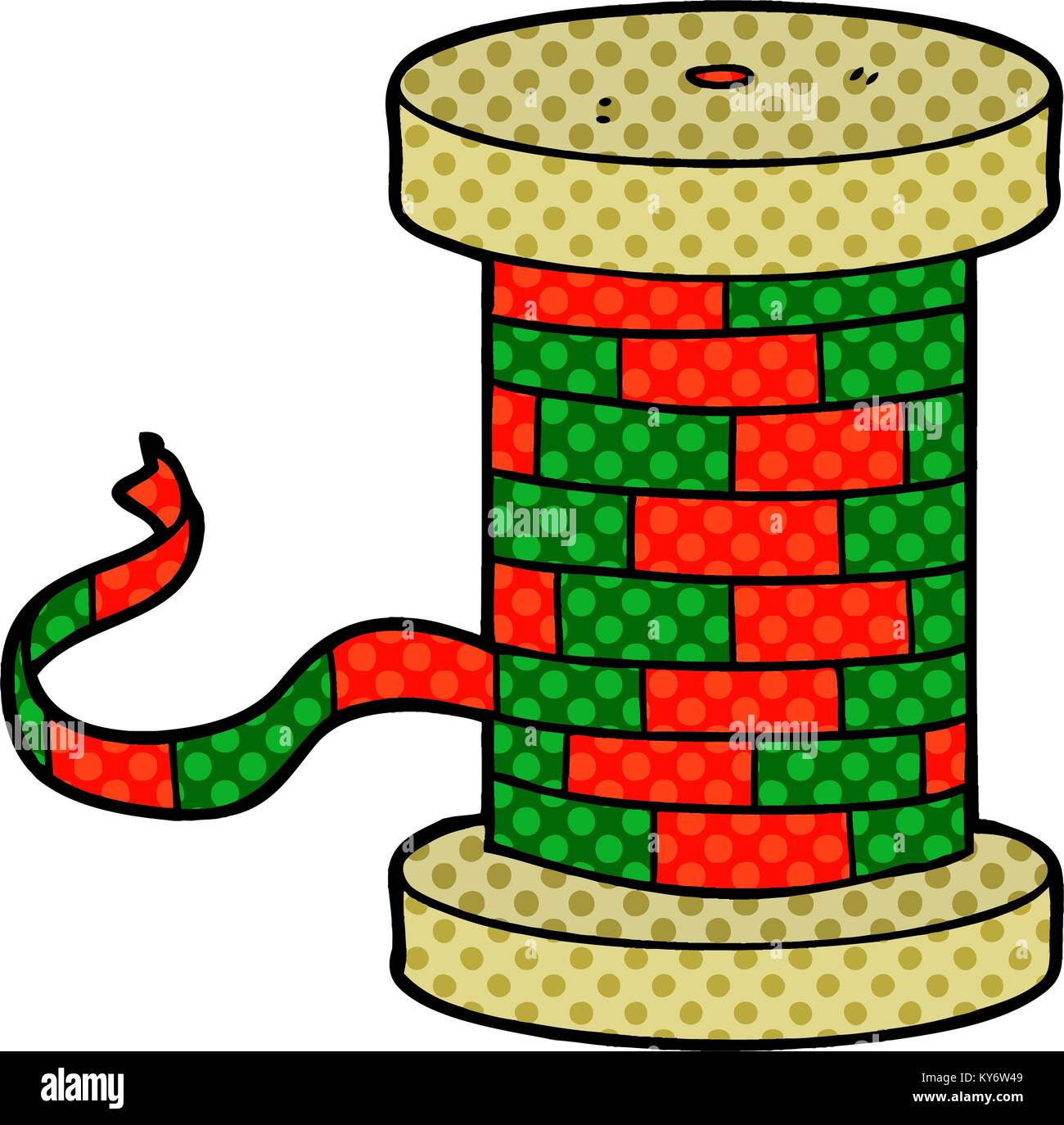 cartoon reel of ribbon Stock Vector Image & Art - Alamy