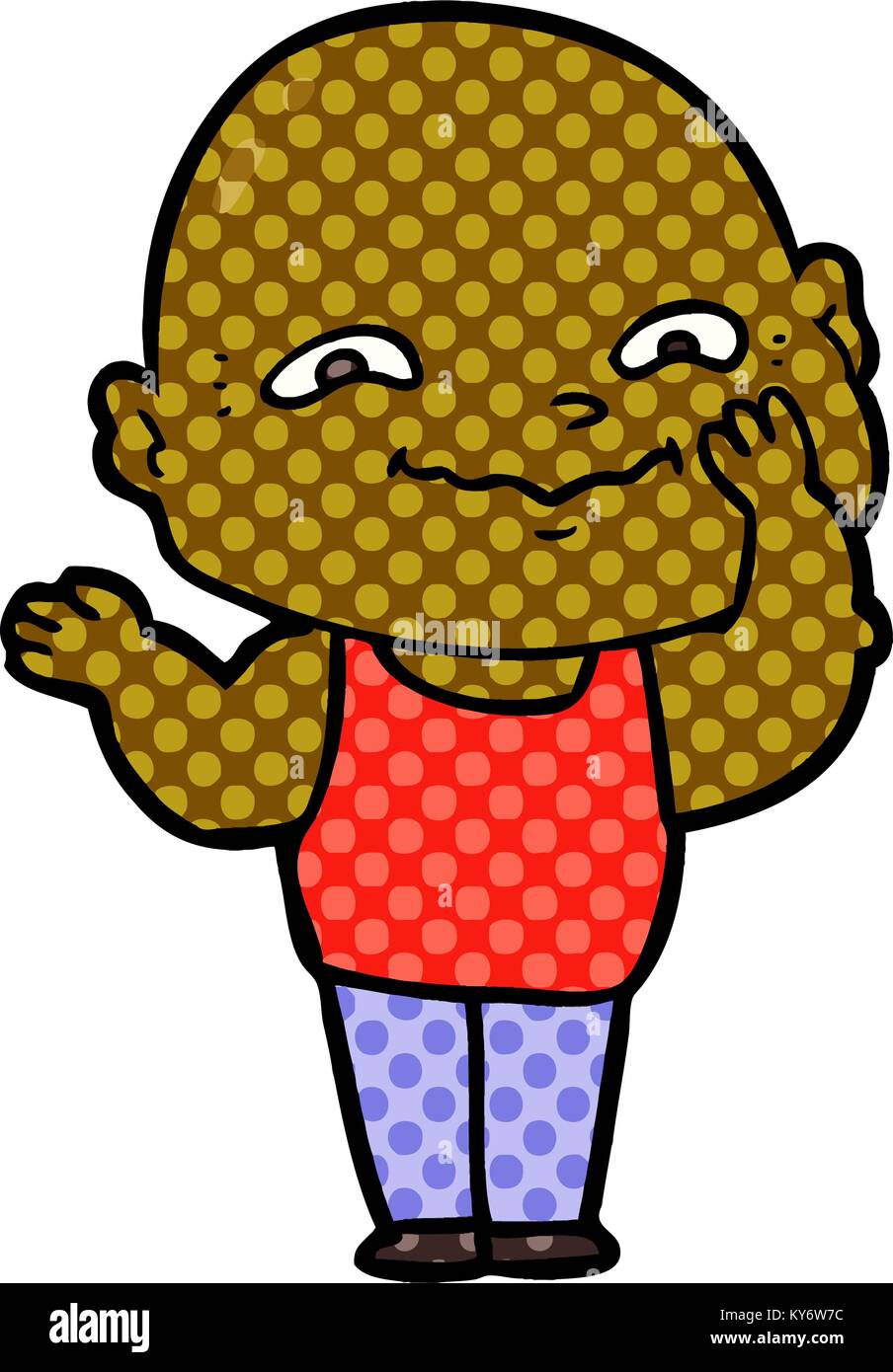 cartoon creepy guy Stock Vector Image & Art - Alamy