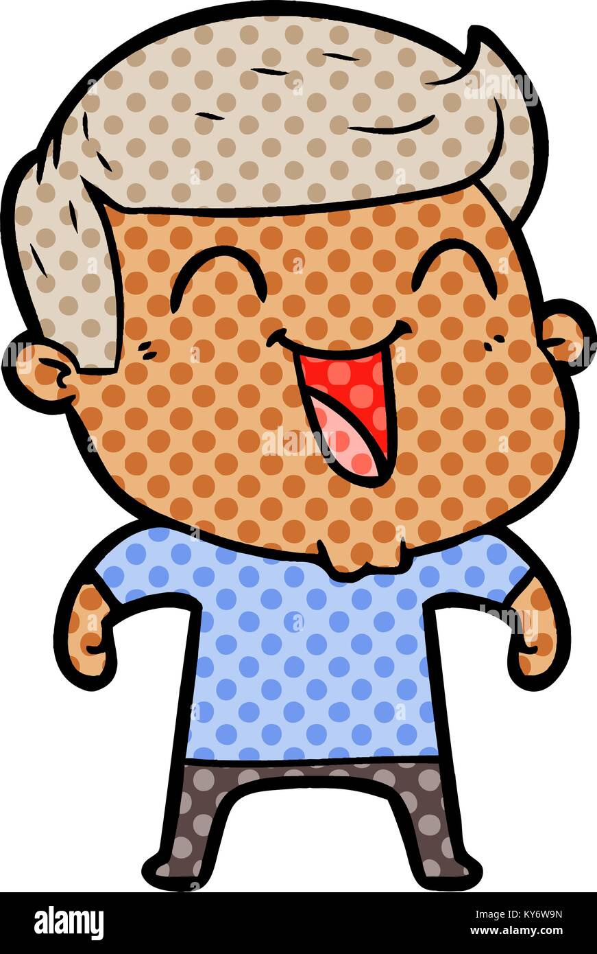 cartoon man laughing Stock Vector Image & Art - Alamy