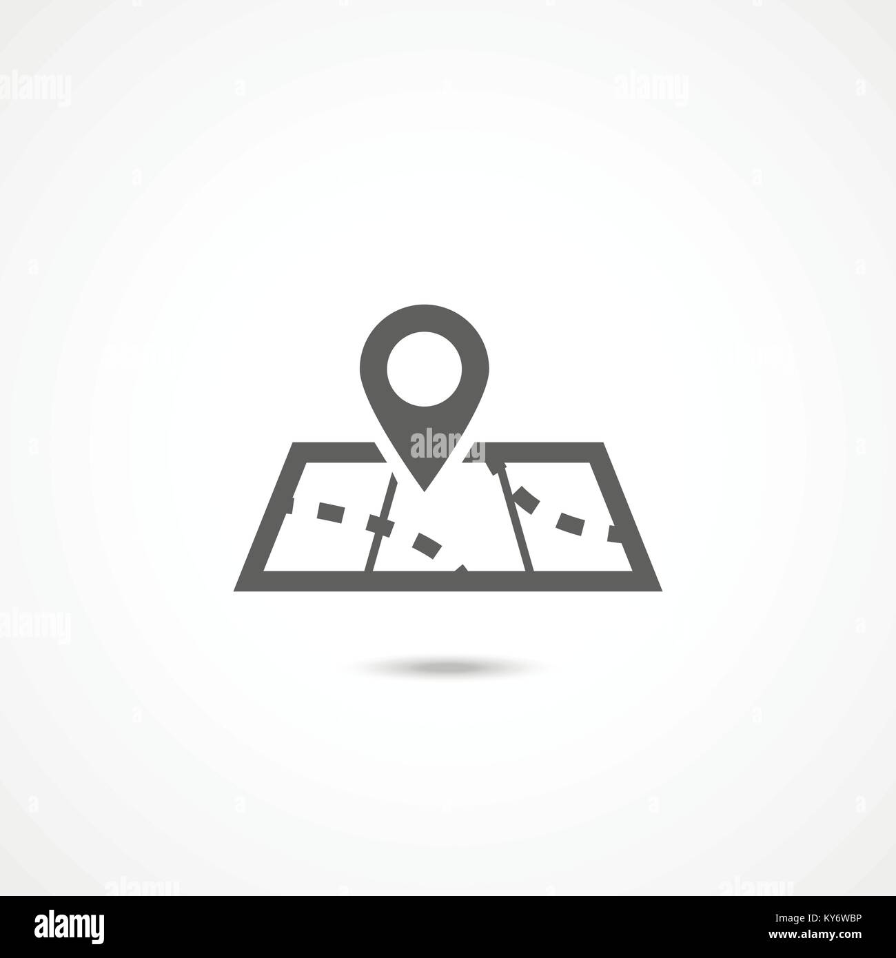 Map icon hi-res stock photography and images - Alamy