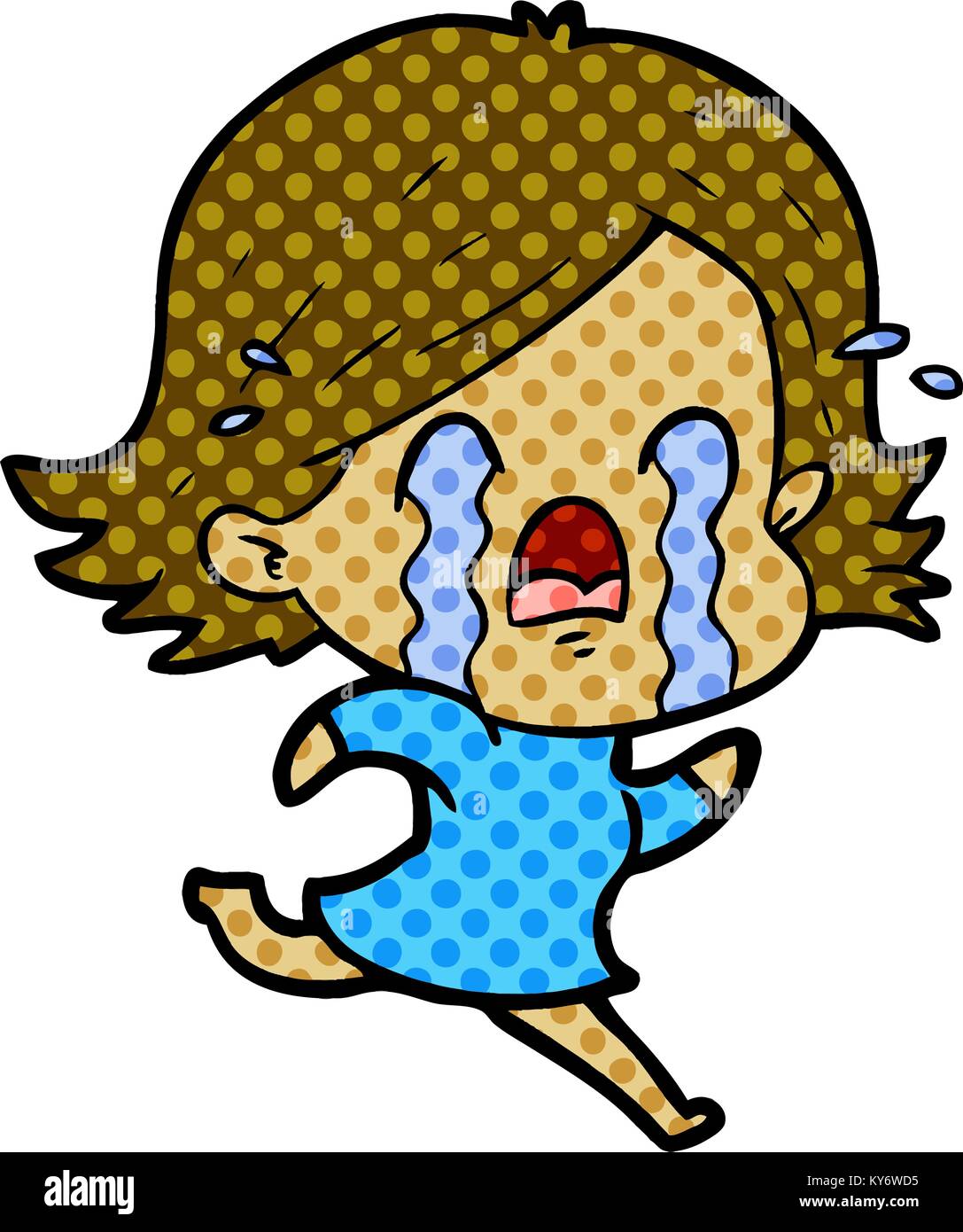 cartoon woman crying Stock Vector Image & Art - Alamy