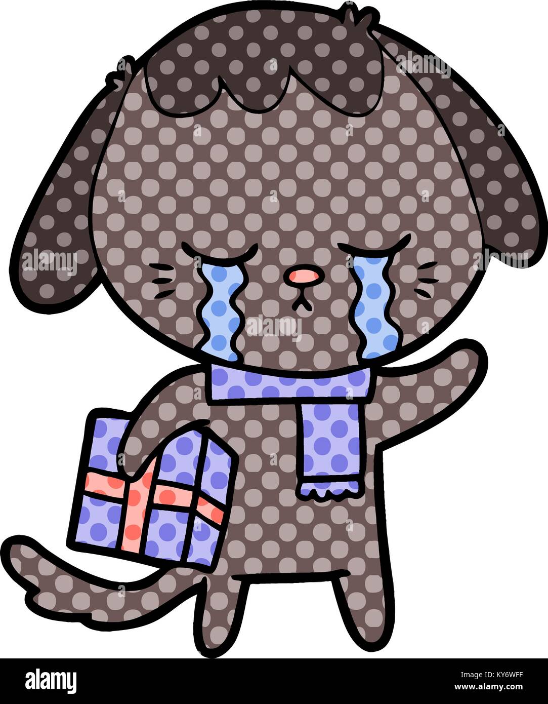 cartoon crying dog Stock Vector Image & Art - Alamy