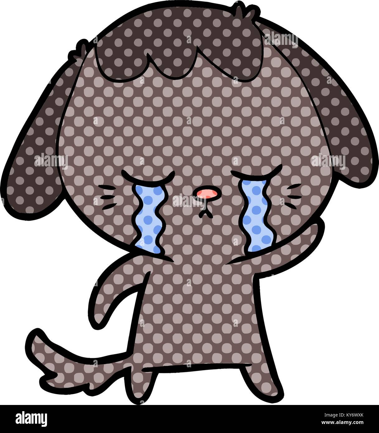 cartoon crying dog Stock Vector Image & Art - Alamy