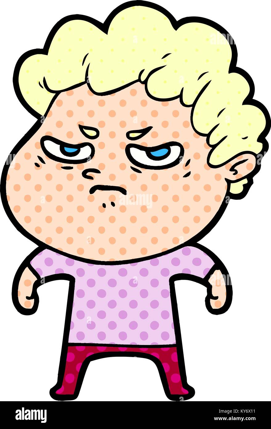 Angry man cartoon Stock Vector Images - Alamy