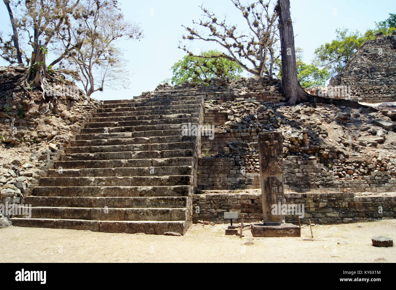 Copan honduras stairs hi-res stock photography and images - Alamy