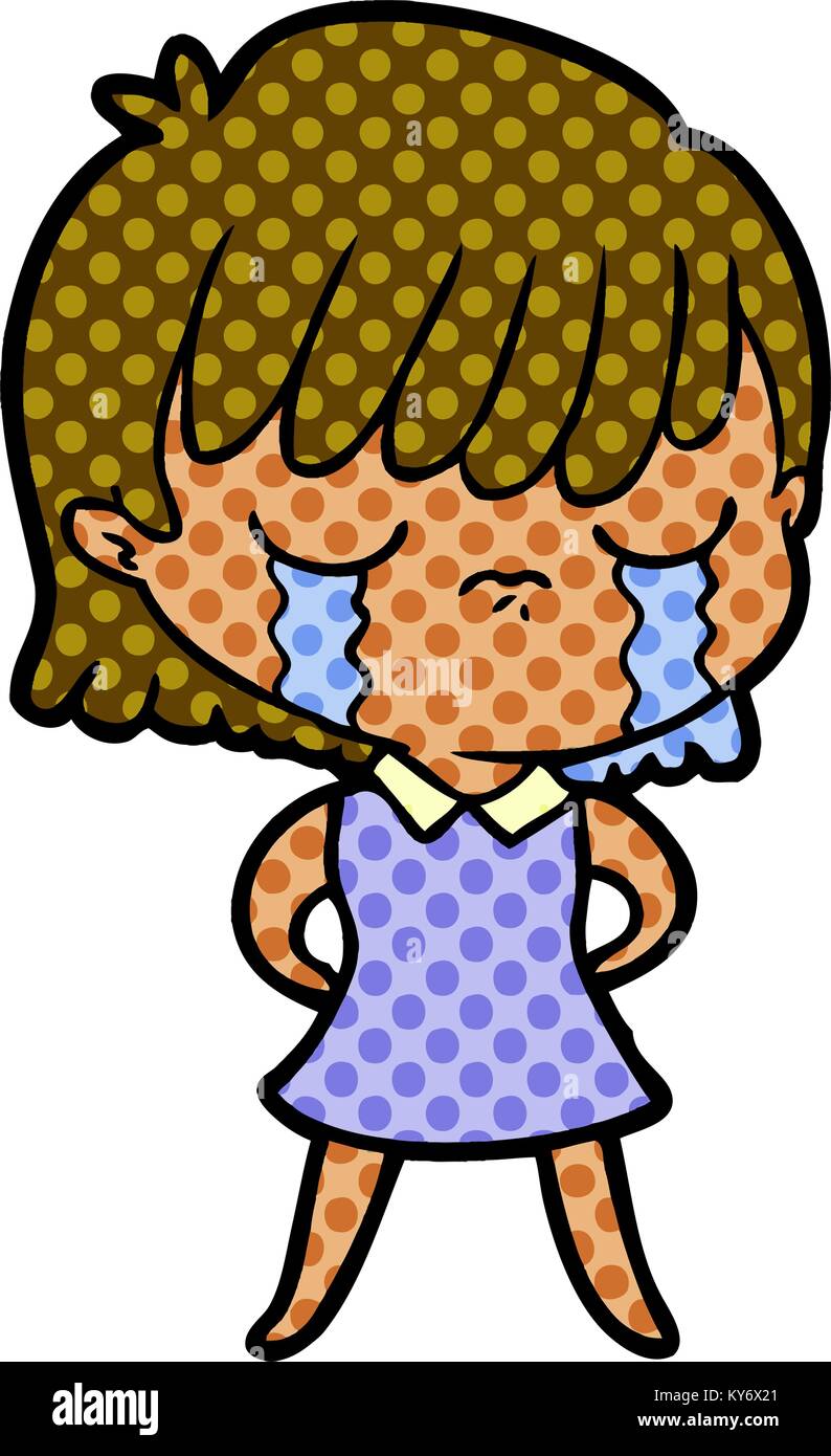 cartoon woman crying Stock Vector Image & Art - Alamy