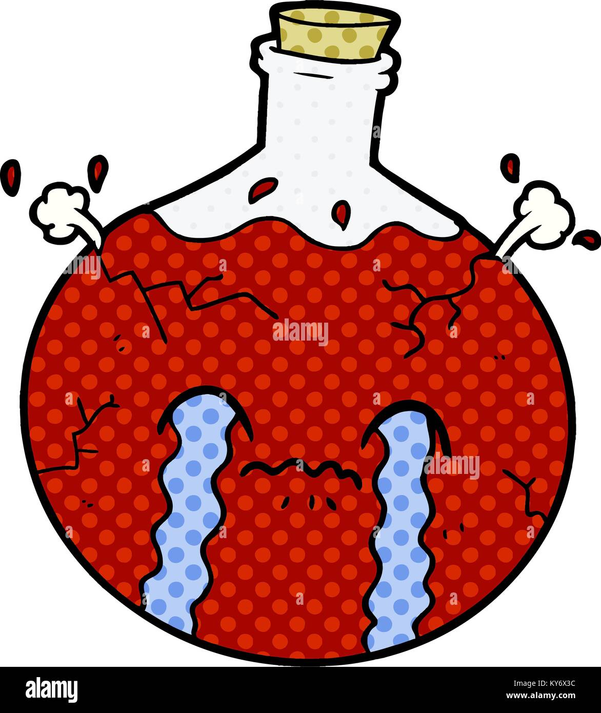 cartoon cracking potion Stock Vector Image & Art - Alamy