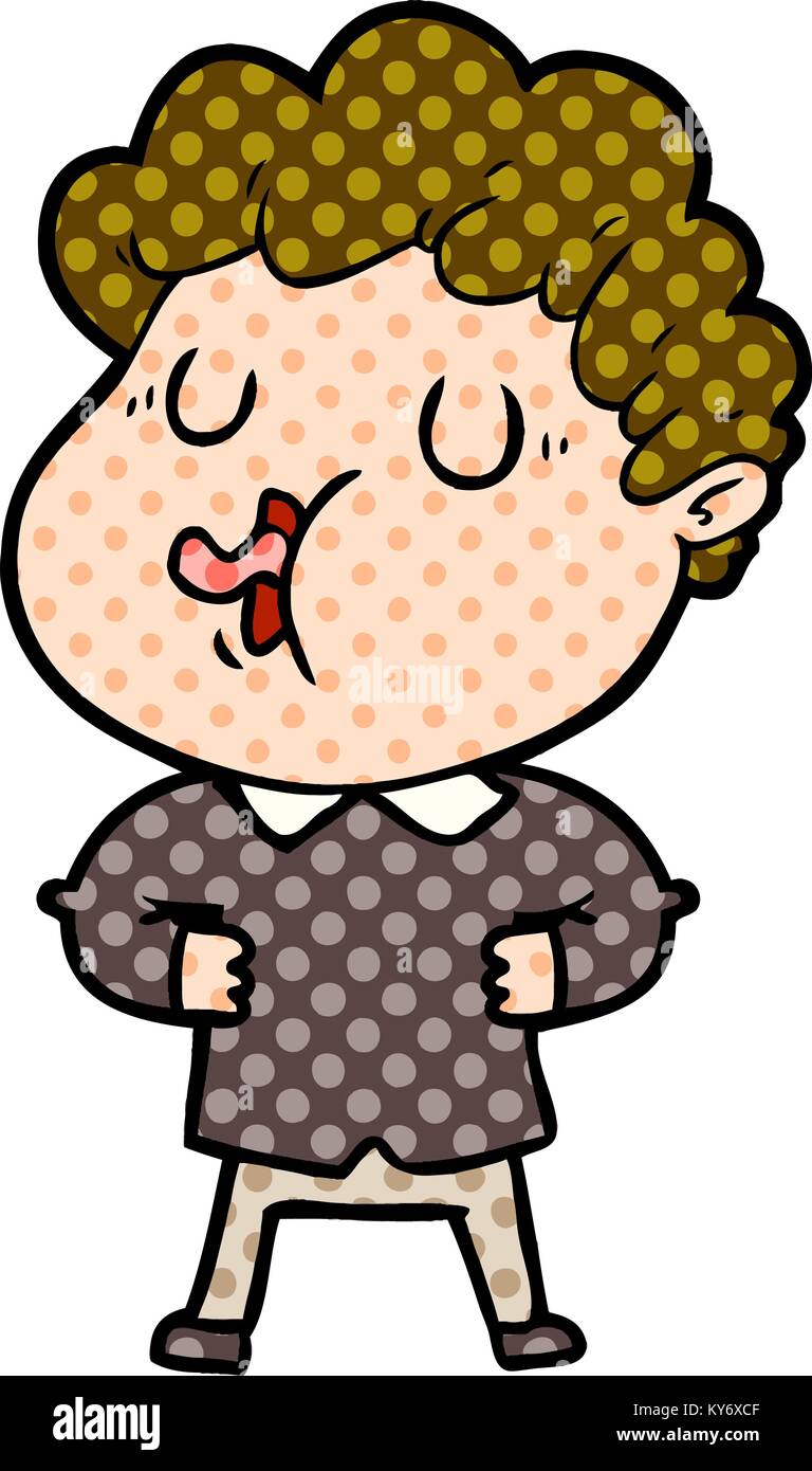 cartoon man singing Stock Vector Image & Art - Alamy
