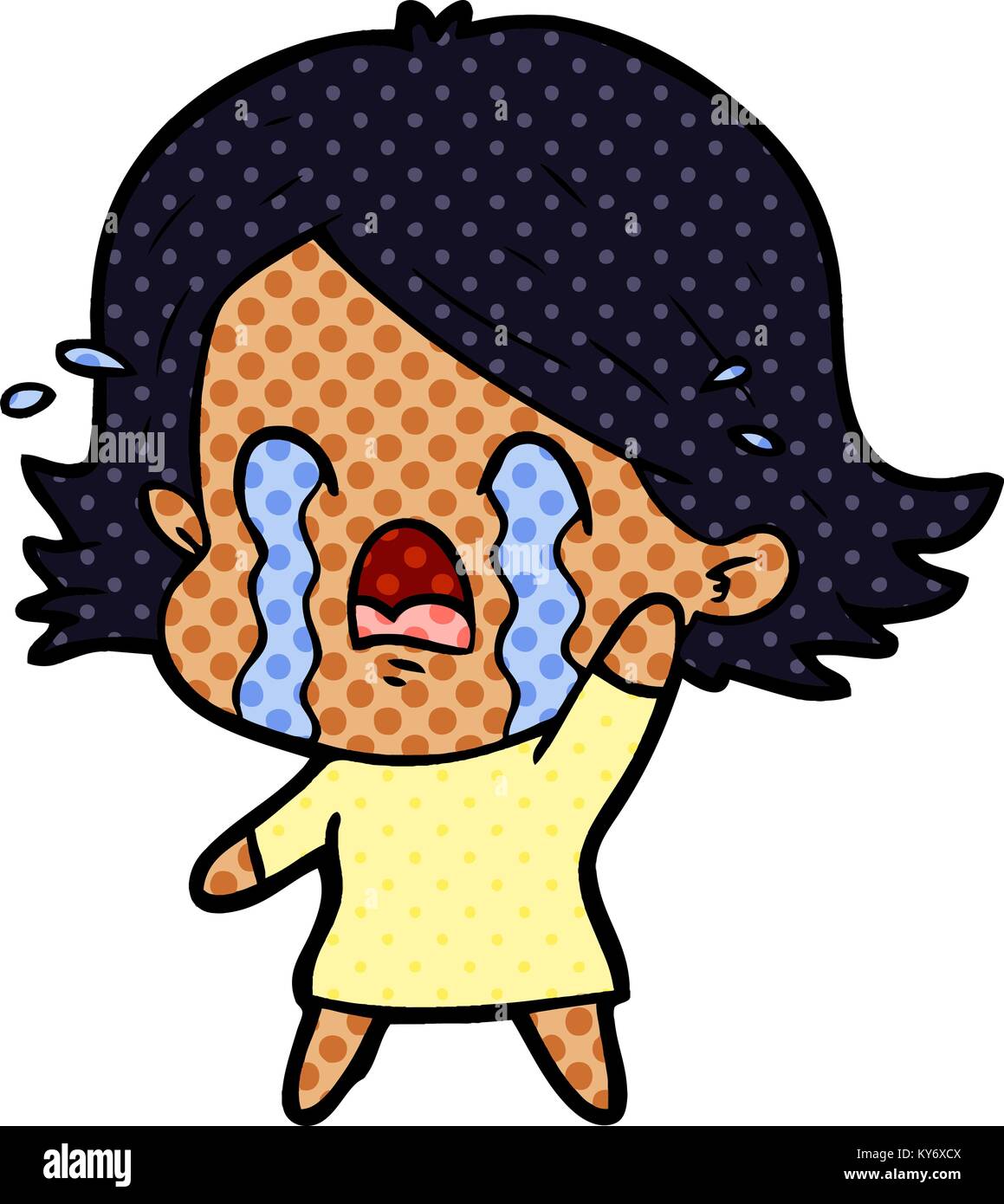 cartoon woman crying Stock Vector Image & Art - Alamy